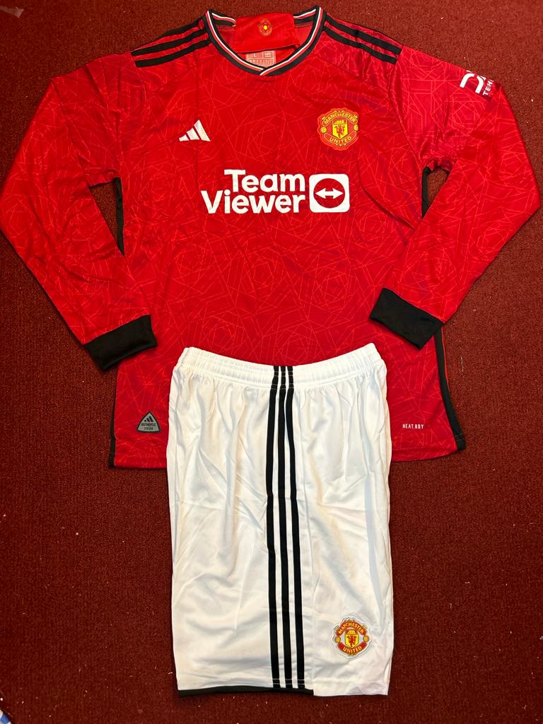 Manchester United Home Kit (Full Sleeves) – Jersey Nation